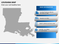 Louisiana Map for PowerPoint and Google Slides - PPT Slides