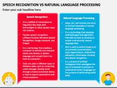 Speech Recognition Vs Natural Language Processing PowerPoint and Google Slides Template - PPT Slides