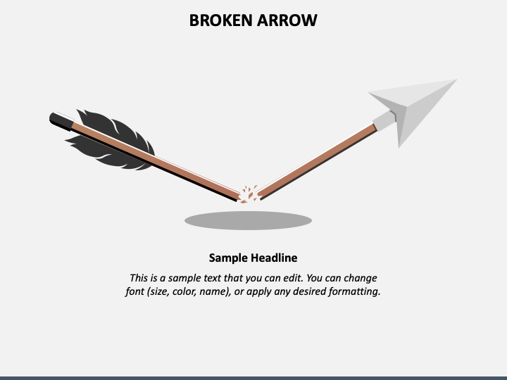 Broken Arrow for PowerPoint and Google Slides - PPT Slides