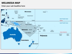 Melanesia Map for PowerPoint and Google Slides - PPT Slides