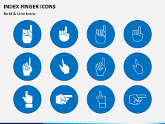Index Finger Icons for PowerPoint and Google Slides - PPT Slides