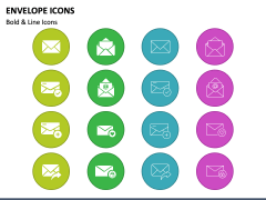 Envelope Icons for PowerPoint and Google Slides - PPT Slides