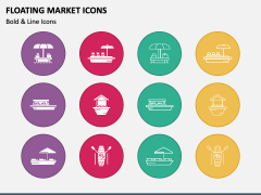 Floating Market Icons for PowerPoint and Google Slides - PPT Slides