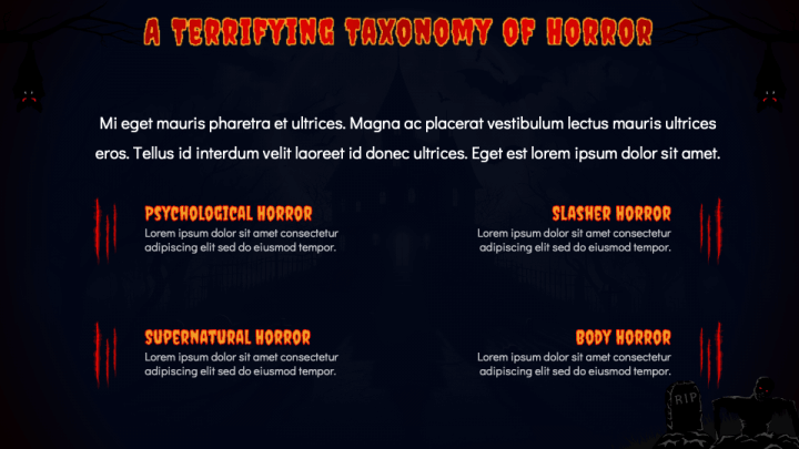Free - Horror Presentation Theme for PowerPoint and Google Slides - PPT ...