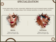 Free - Makeup Artist Portfolio PowerPoint Template and Google Slides Theme