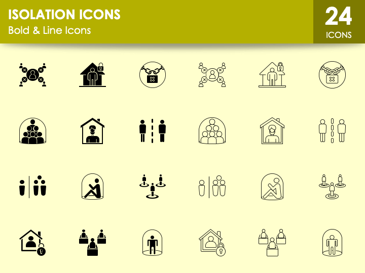 Isolation Icons for PowerPoint and Google Slides