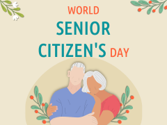 Free - World Senior Citizen's Day PowerPoint Template and Google Slides Theme