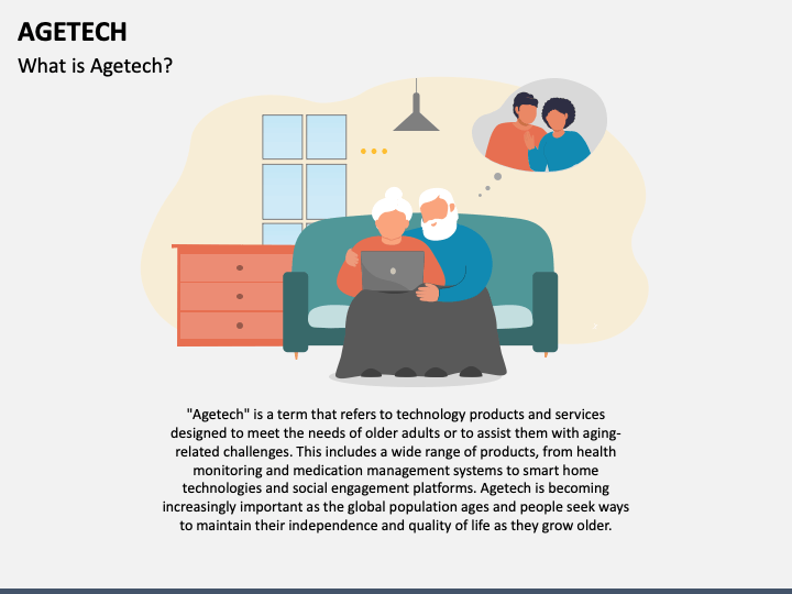 Agetech PowerPoint and Google Slides Template - PPT Slides