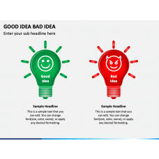 Good Bad PowerPoint Template - PPT Slides