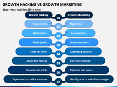 Growth Hacking Vs Growth Marketing PowerPoint and Google Slides Template