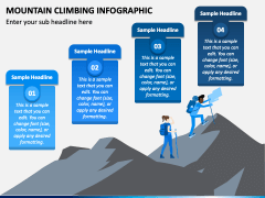 Mountain Climbing Infographic for PowerPoint and Google Slides - PPT Slides