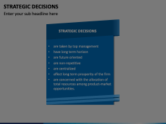 Strategic Decisions PowerPoint and Google Slides Template - PPT Slides