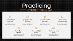 Structured Thinking PowerPoint and Google Slides Template - PPT Slides