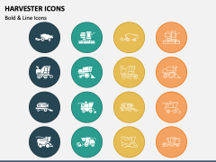 Harvester Icons for PowerPoint and Google Slides - PPT Slides
