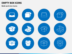 Empty Box Icons for PowerPoint and Google Slides - PPT Slides