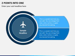 2 Points into One PowerPoint Template - PPT Slides