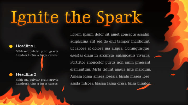 Free - Fire Theme for PowerPoint and Google Slides - PPT Slides