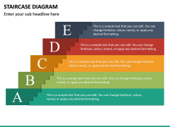 Staircase Diagram PowerPoint Template | SketchBubble