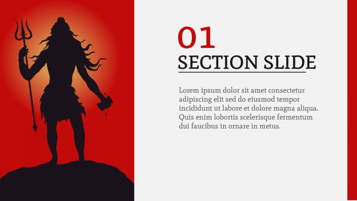 Free - Maha Shivaratri PowerPoint and Google Slides Template - PPT Slides