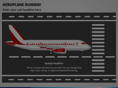 Aeroplane Runway for PowerPoint and Google Slides - PPT Slides