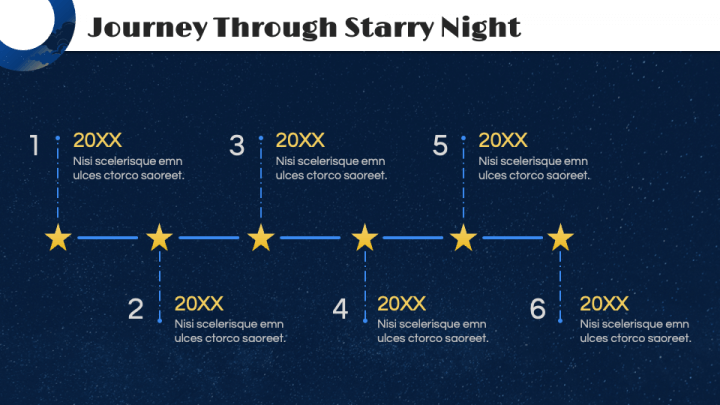 Free - Starry Night Background Theme for PowerPoint and Google Slides ...
