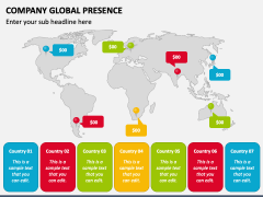 Company Global Presence PowerPoint and Google Slides Template - PPT Slides