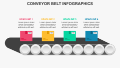 Conveyor Belt Infographics for PowerPoint and Google Slides - PPT Slides