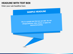 Headline with Text Box PowerPoint Template and Google Slides Theme
