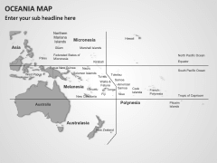 Oceania Map for PowerPoint and Google Slides - PPT Slides