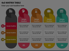 4x3 Matrix Table for PowerPoint and Google Slides - PPT Slides