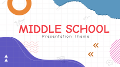 Free - Middle School Theme for PowerPoint and Google Slides - PPT Slides