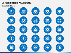 UI (User Interface) Icons for PowerPoint and Google Slides - PPT Slides