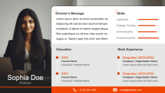 Meet the Director PowerPoint and Google Slides Template - PPT Slides