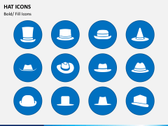 Hat Icons for PowerPoint and Google Slides - PPT Slides