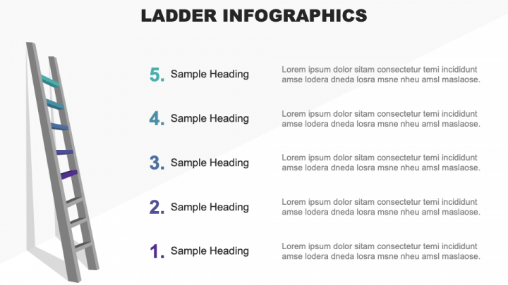 Ladder Infographics for PowerPoint and Google Slides - PPT Slides