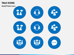 Talk Icons for PowerPoint and Google Slides - PPT Slides