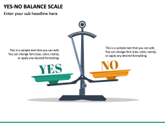 Balance Scale - Yes and No PowerPoint and Google Slides Template - PPT ...