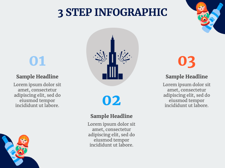 Free - Russian New Year PowerPoint Template and Google Slides Theme