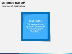 Definition Text Box for PowerPoint and Google Slides - PPT Slides