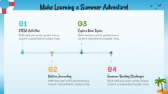Free - Summer Holidays Presentation Theme for PowerPoint and Google Slides