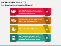 Professional Etiquette PowerPoint and Google Slides Template - PPT Slides