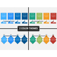 Overlapping Timeline PowerPoint Template