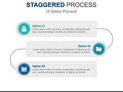 Staggered Process PowerPoint and Google Slides Template - PPT Slides