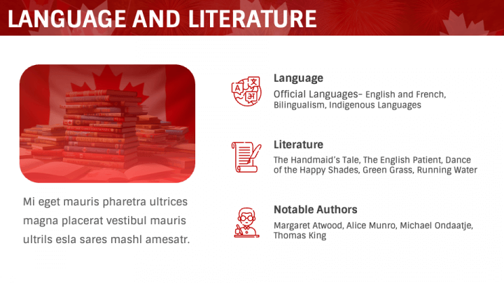 Free - Culture of Canada PowerPoint and Google Slides Template - PPT Slides