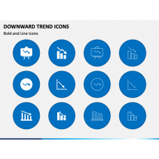 Growth Trend Icons for PowerPoint and Google Slides - PPT Slides