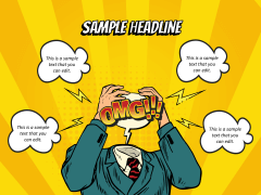 Free Comic Book Presentation Theme for PowerPoint and Google Slides