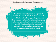 Customer Community PowerPoint and Google Slides Template - PPT Slides