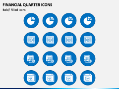 Financial Quarter Icons for PowerPoint and Google Slides - PPT Slides