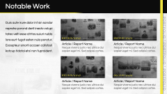 Free - Journalist Portfolio PowerPoint and Google Slides Template - PPT ...