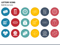 Lottery Icons for PowerPoint and Google Slides - PPT Slides
